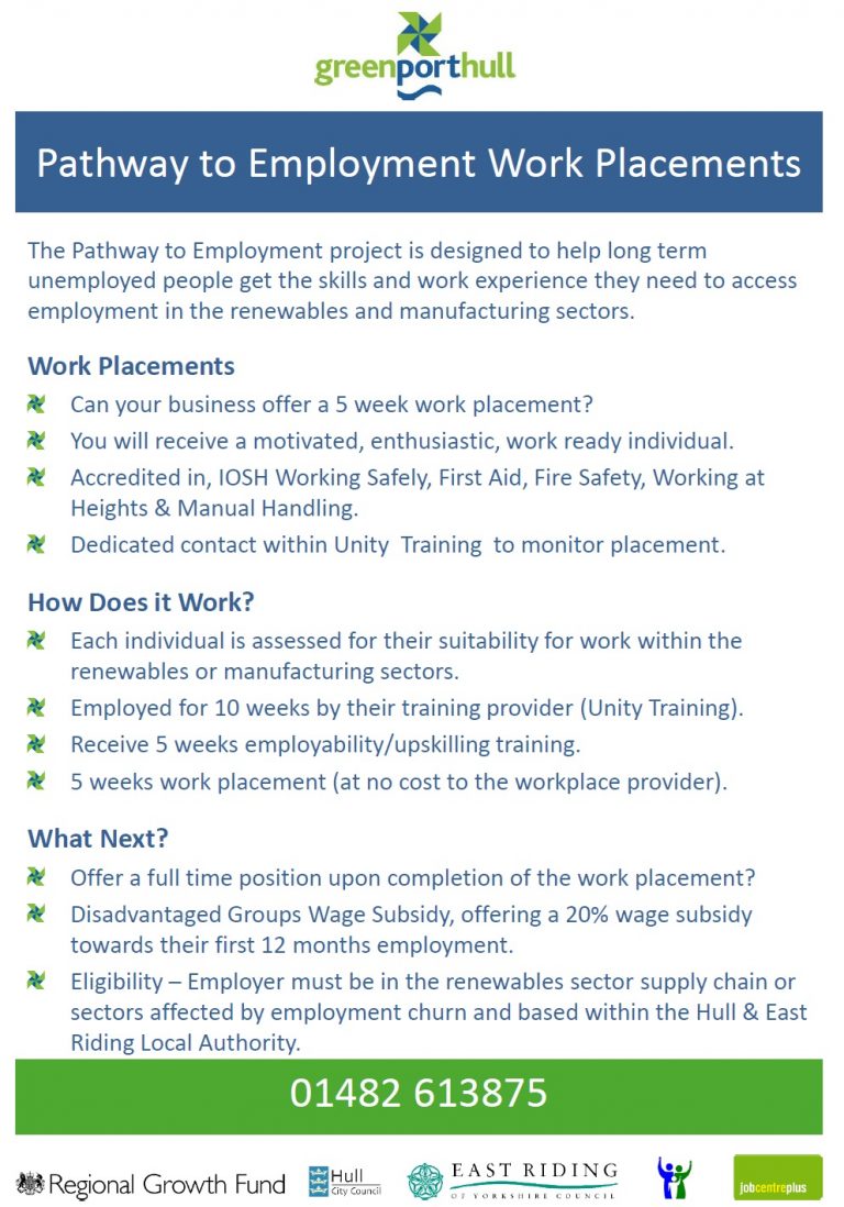 Pathway To Work Scheme from Greenport » HEY Growth Hub